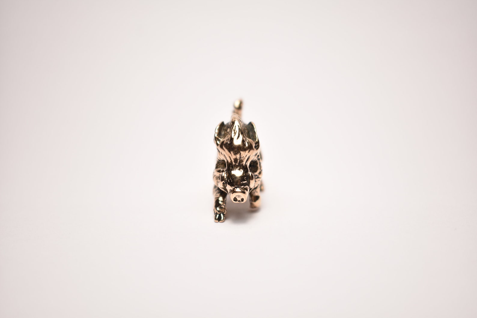 Bronze Wild Boar Figurine Bronze Miniature Wild Boar - Etsy