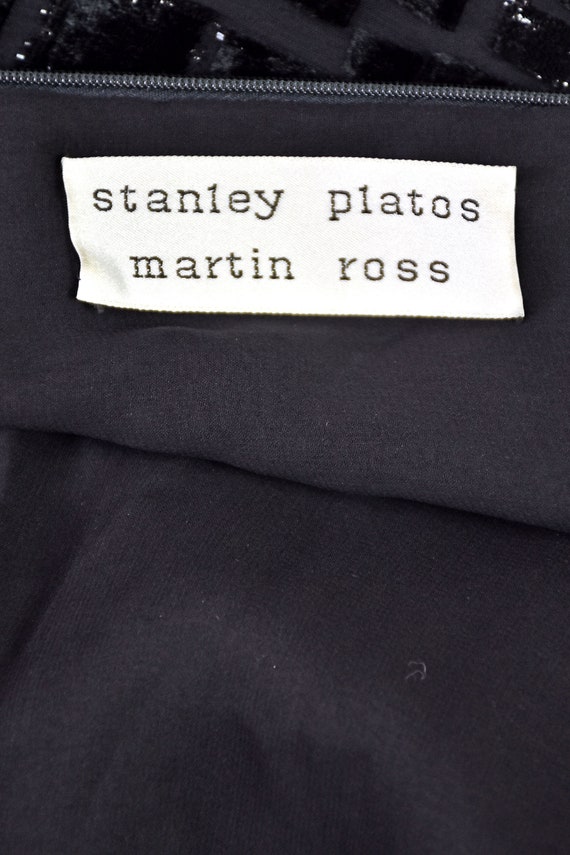 Stanley PLATOS Martin ROSS Silk Devore Velvet Shift S… - Gem