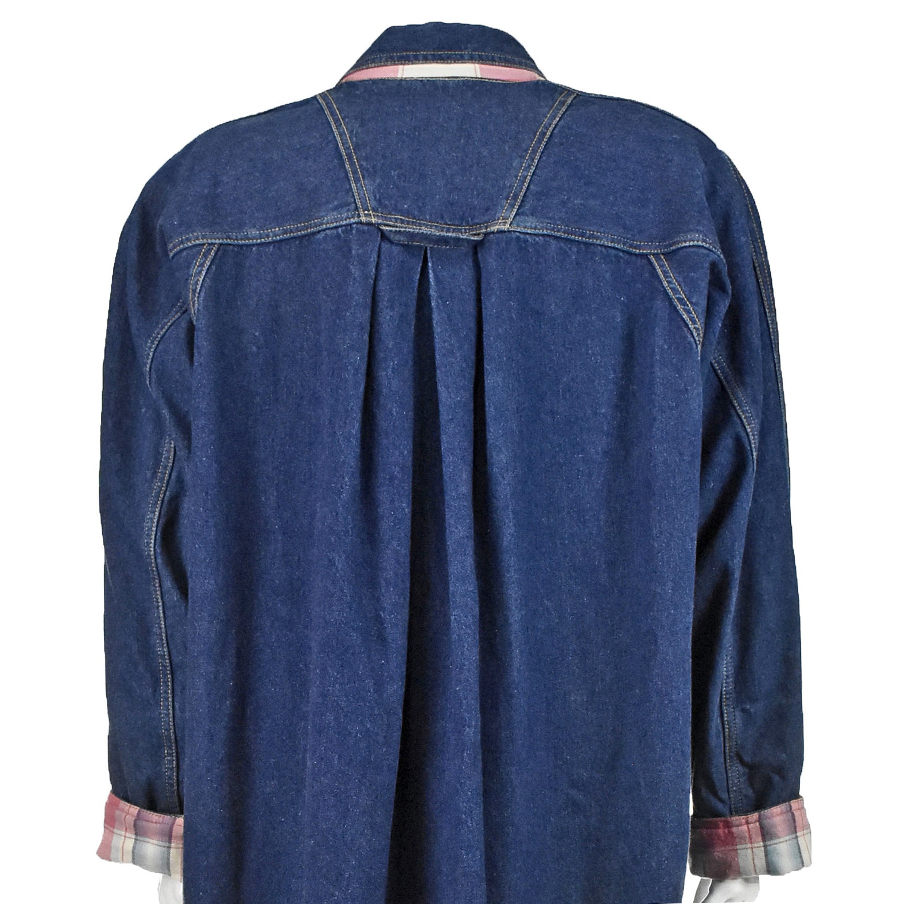 GLORIA VANDERBILT 80s Vintage Oversized Blue Denim Duster Coat - Etsy