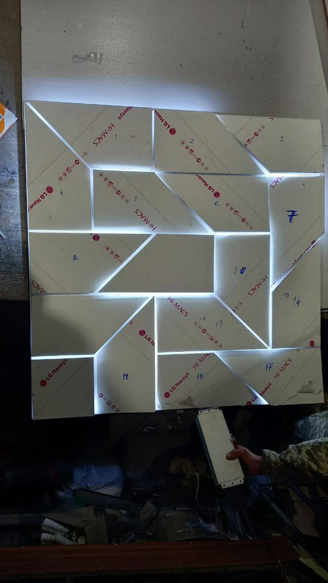 3d LED Wall Panels, Dimensional Accent Wall, Wall Decor, Modern Decor ...