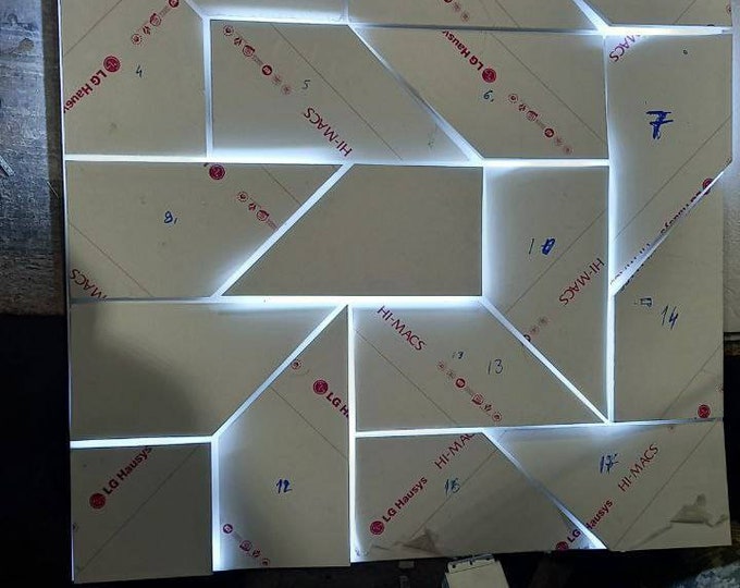 3d LED Wall Panels, Dimensional Accent Wall, Wall Decor, Modern Decor ...
