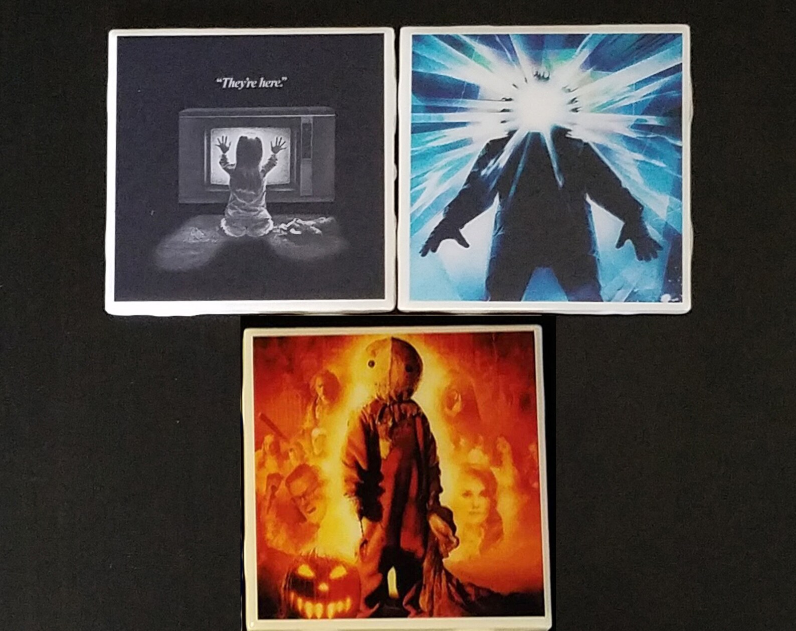 Classic Horror Movie Ceramic Coasters Set of 4 You Pick | Etsy