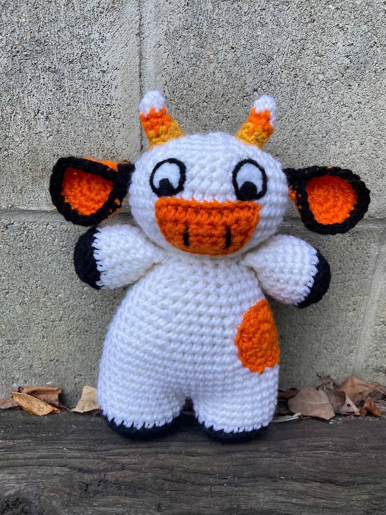 Emoo Cow Crochet Pattern - Etsy