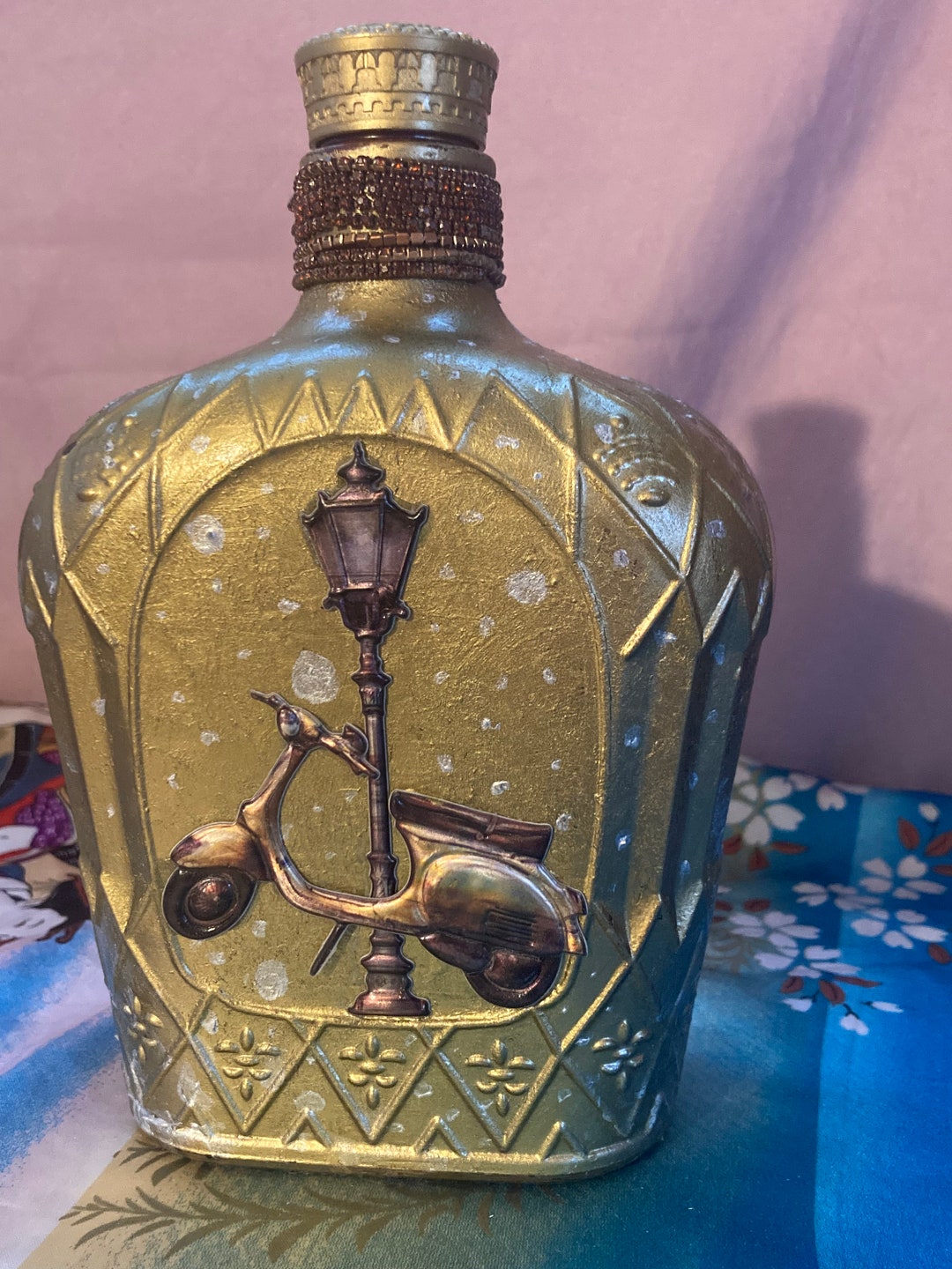 Hand Painted Crown Royal Bottle - Etsy