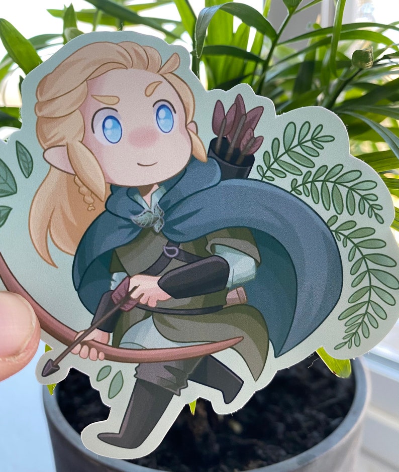 Lotr Legolas Greenleaf Sticker | Etsy