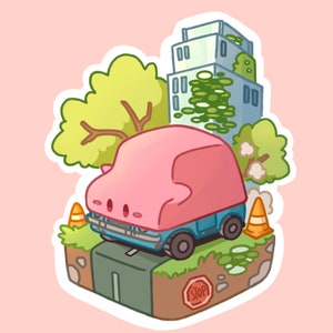 Kirby Karby Sticker - Etsy