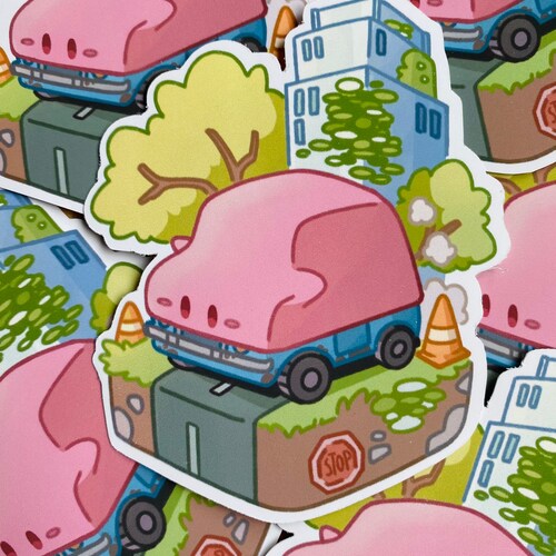 Kirby Karby Sticker - Etsy