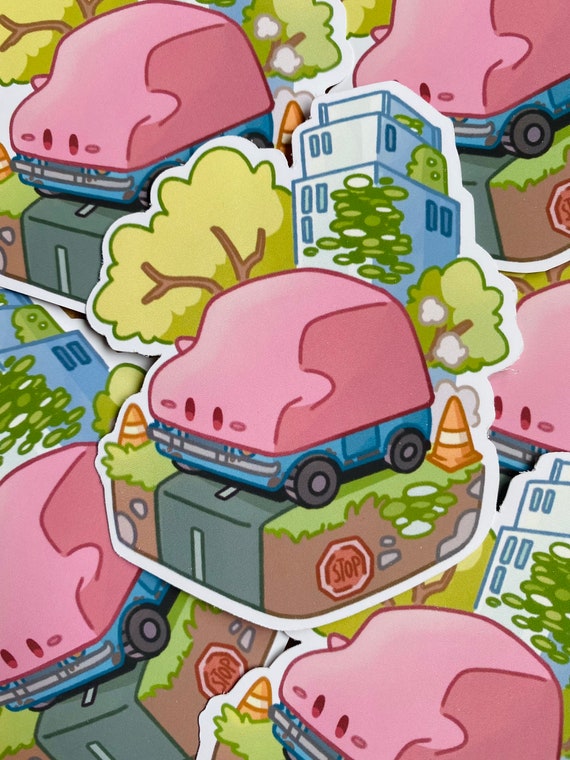 Kirby Karby Sticker - Etsy