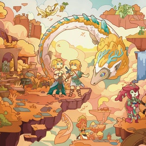 Totk Dragon Print - Etsy