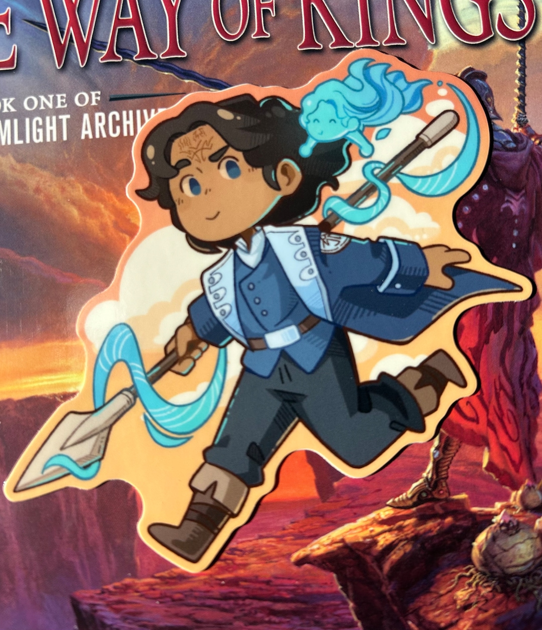 Kaladin Stormblessed Sticker, Stormlight Archive - Etsy