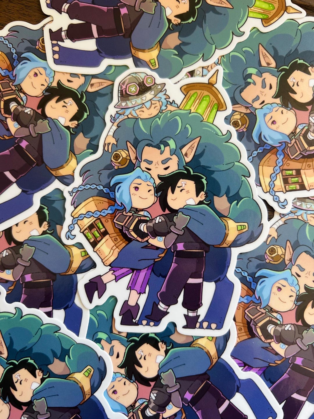 Arcane Family Hug Sticker - Etsy