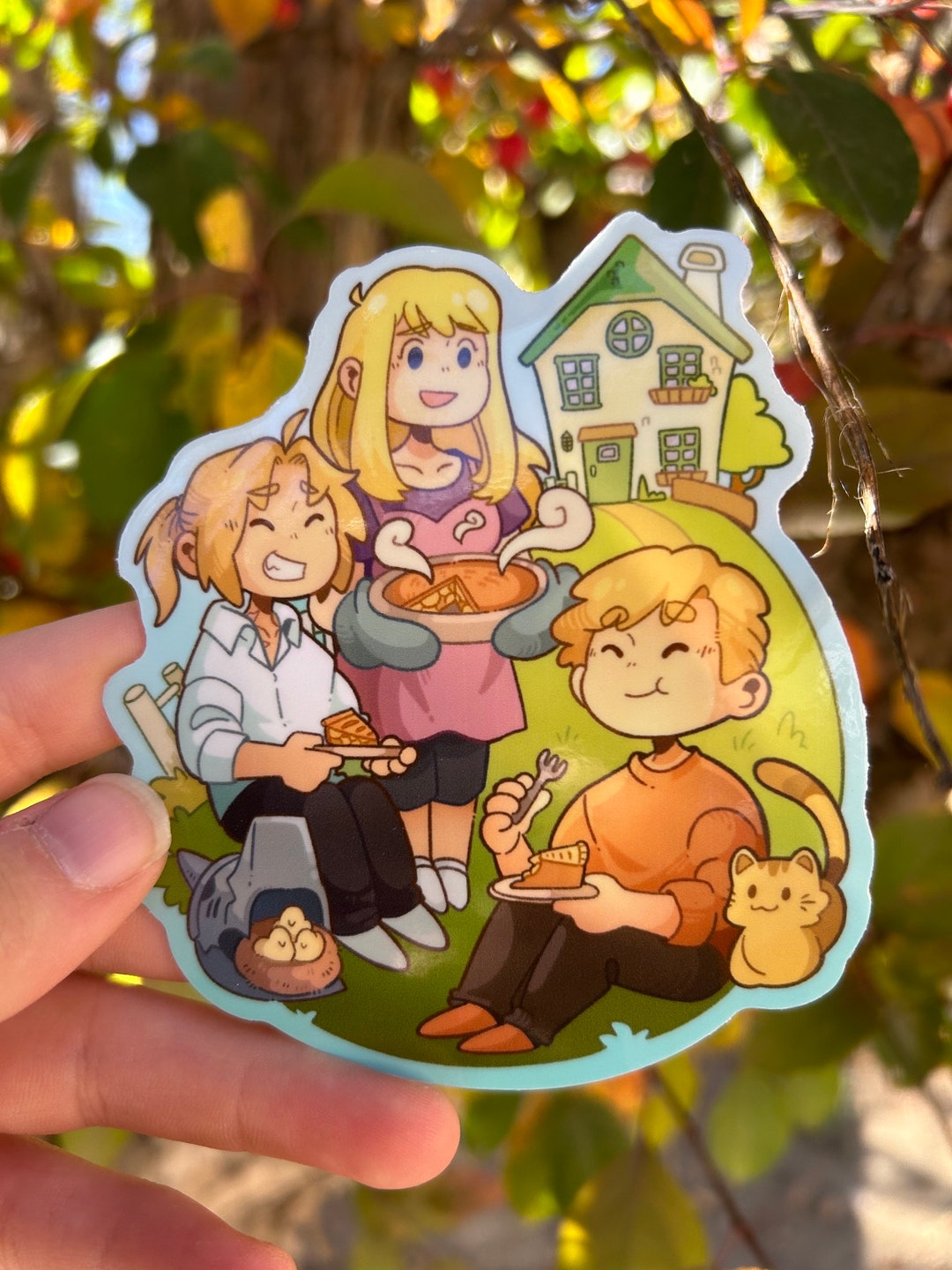 Fullmetal Alchemist Happy Endings Sticker - Etsy