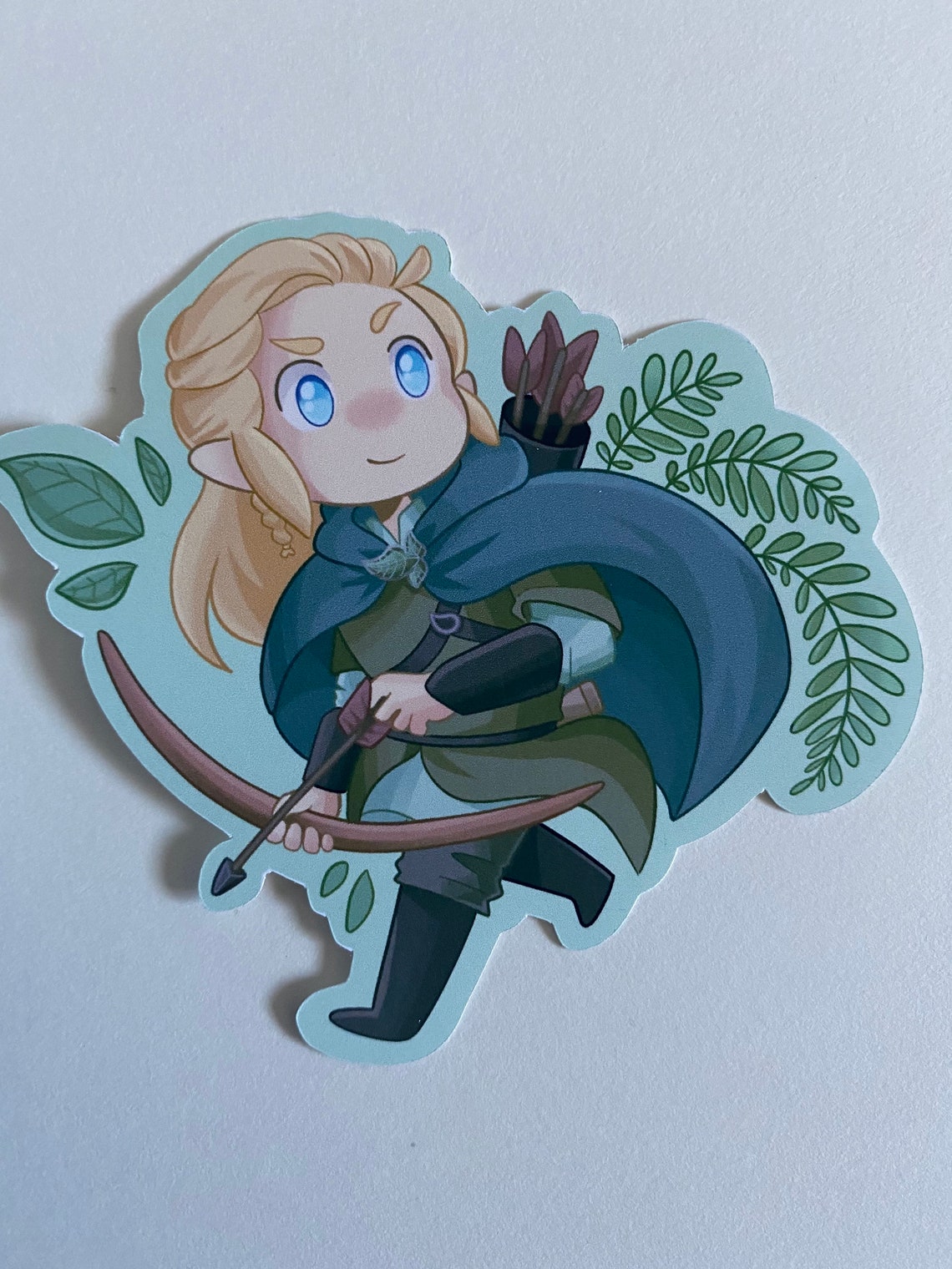 Lotr Legolas Greenleaf Sticker | Etsy