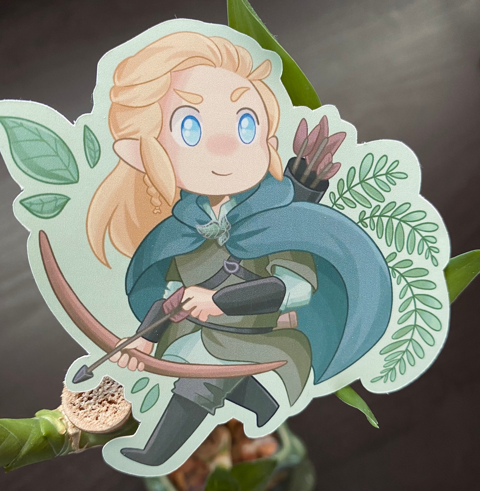 Lotr Legolas Greenleaf Sticker | Etsy