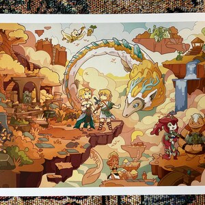 Totk Dragon Print - Etsy