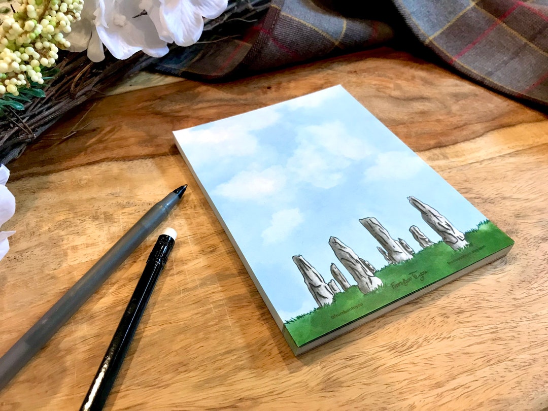 Notepad Standing Stones Highlands scotland Scottish Memo - Etsy