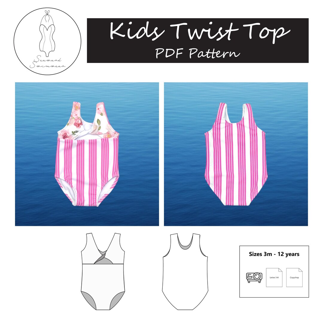 Kids Twist Top PDF Pattern - Etsy