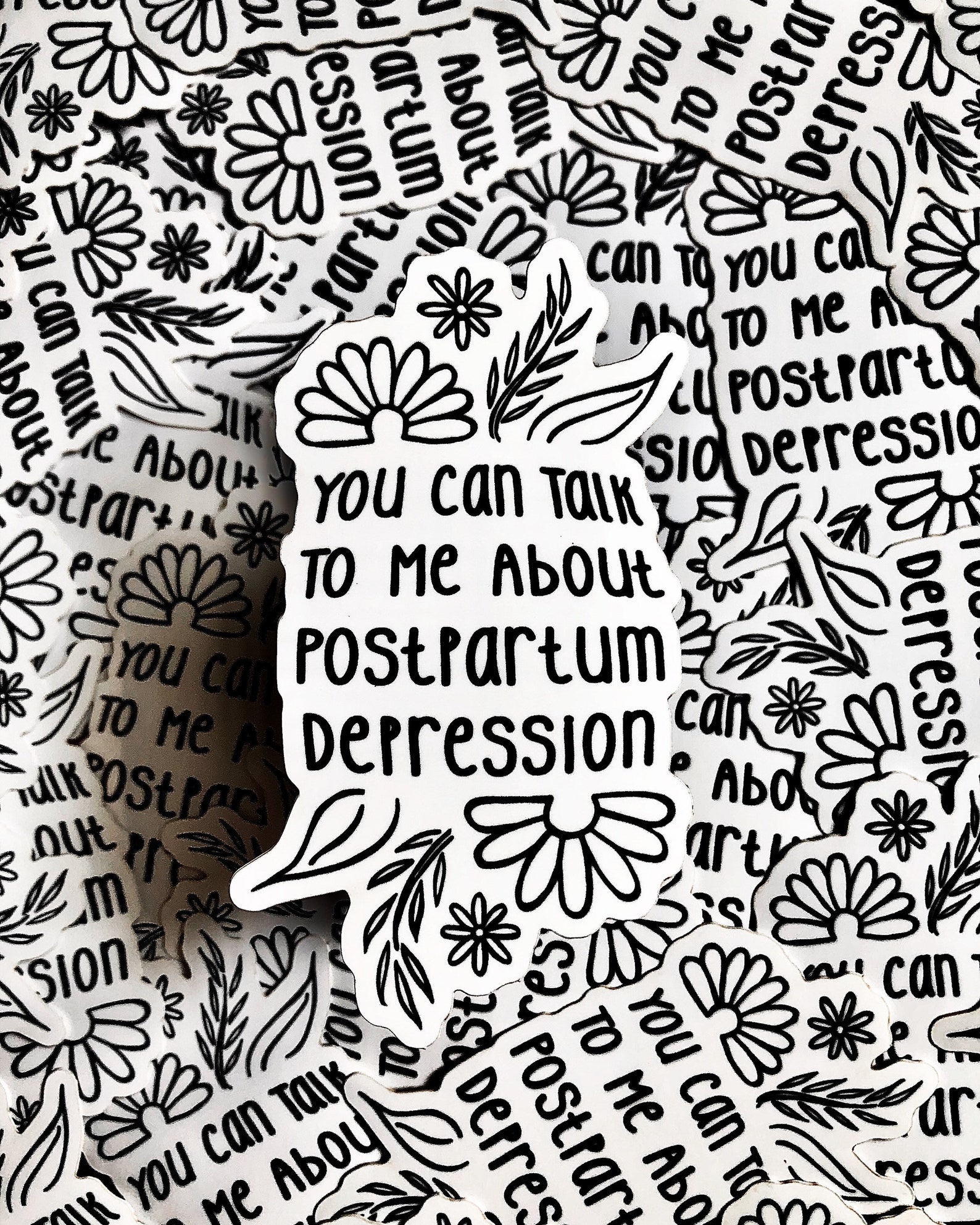 Postpartum Depression Sticker New Mom Mother Doula Natural - Etsy