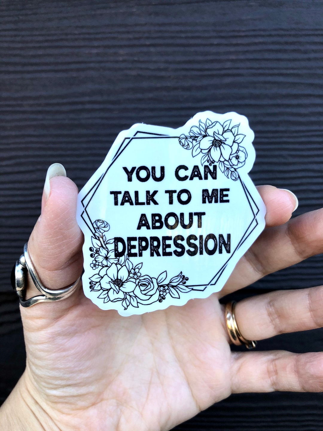 Depression Sticker Therapy Therapist Gift Counseling Decal Psychologist ...