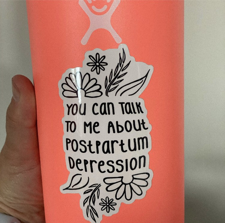 Postpartum Depression Sticker New Mom Mother Doula Natural - Etsy