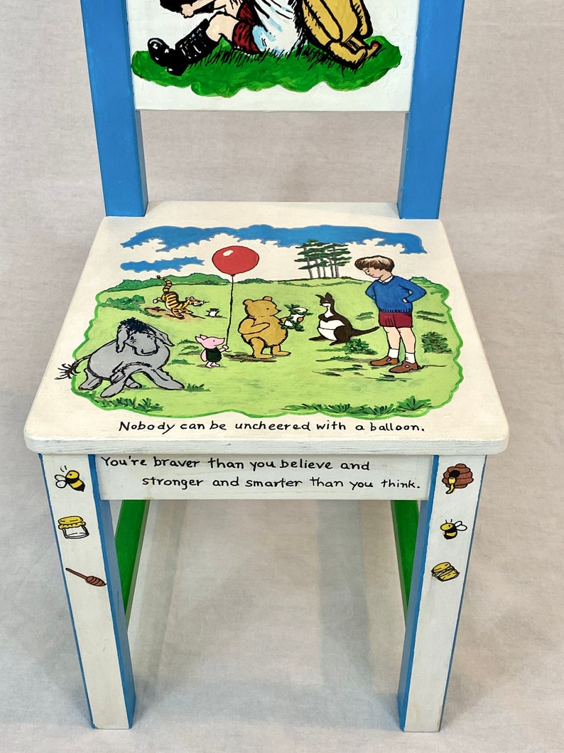 SOLD | Winnie the Pooh Chair by Karen Spiro, Artist/maker | to Order a ...