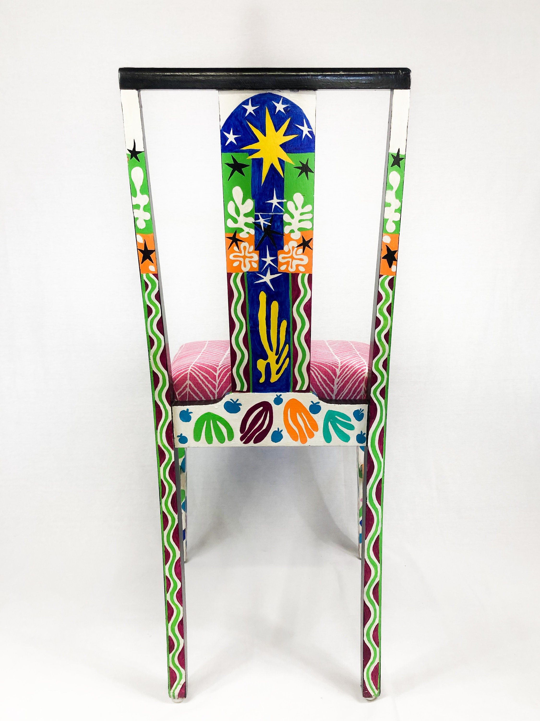 Upcycled Matisse Accent Chair SAMPLE LISTING Make a Custom Order - Etsy