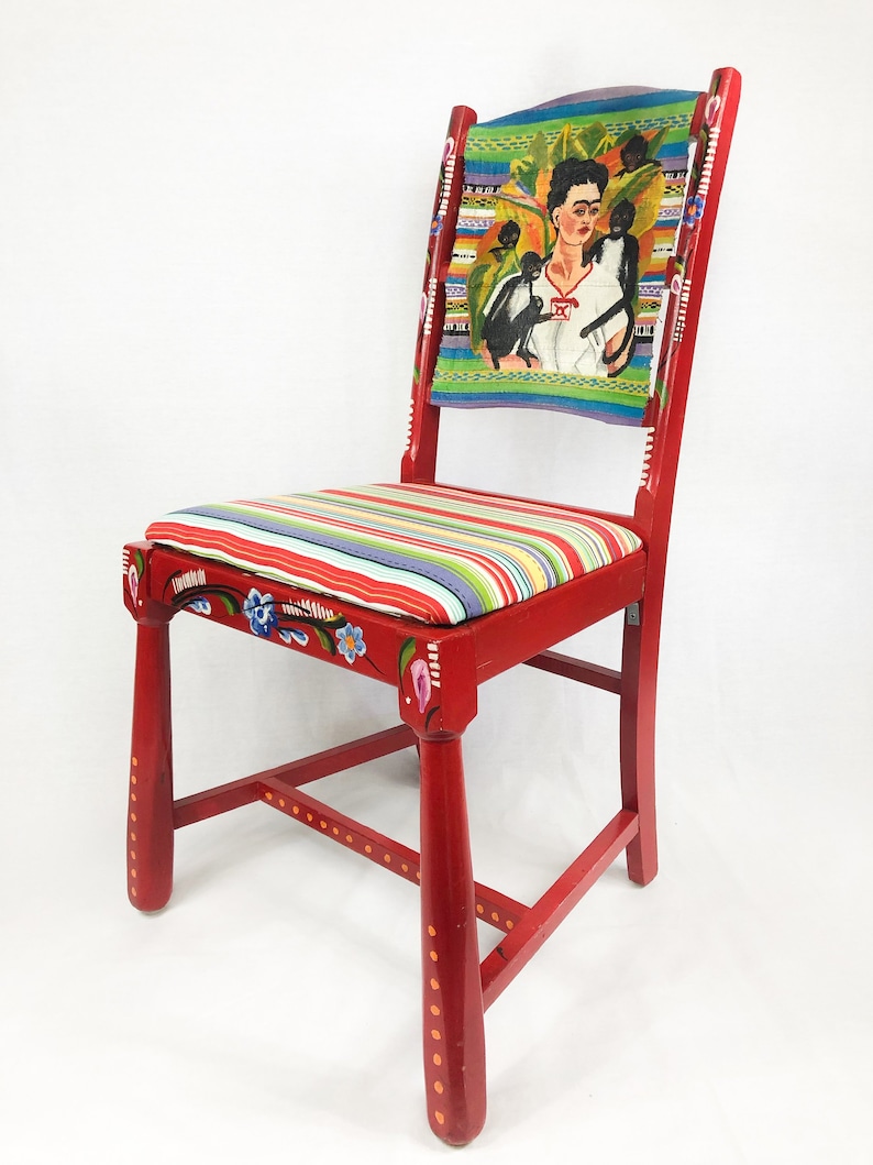 Frida Kahlo Accent Chair SAMPLE LISTING Make a Custom Order - Etsy