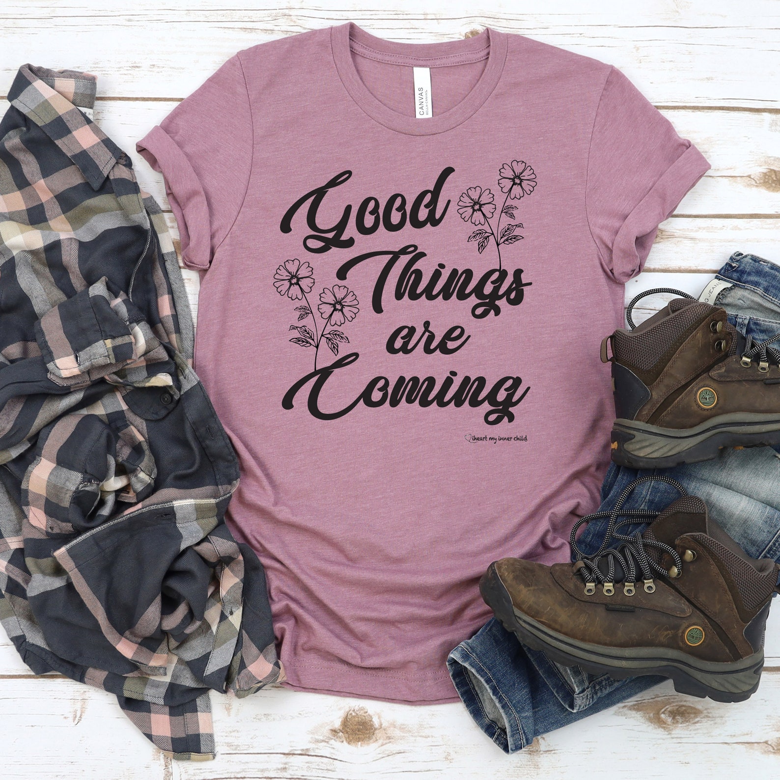Good Things Coming Shirt, Flower Graphic Tee, Life is Good Shirt ...