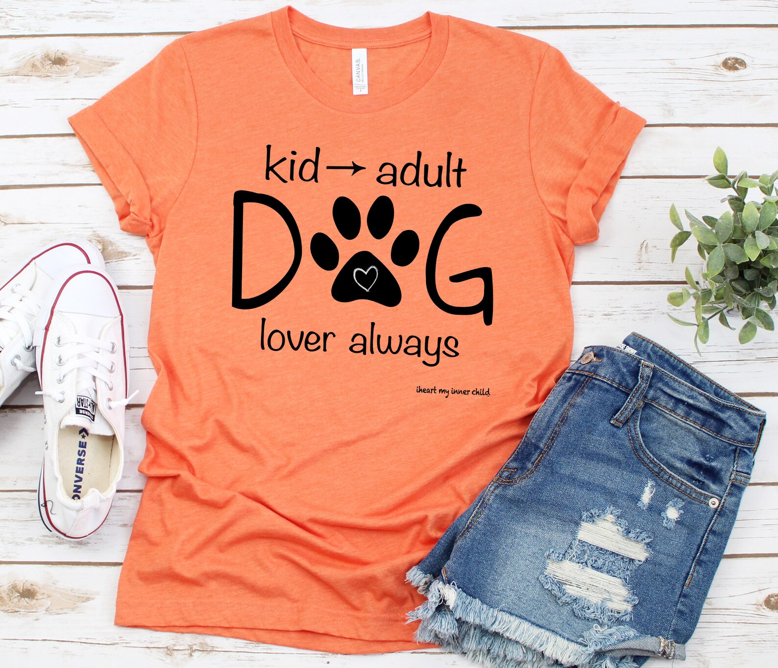 Dog Lover Short-sleeve Unisex T-shirt, Kid to Adult Dog Lover Always ...
