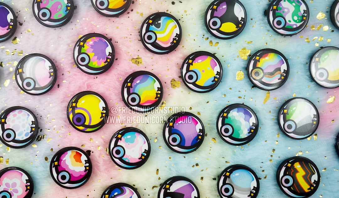 LGBTQIA+ Pride Pokeball Phone Grips Custom Options Available - Etsy UK