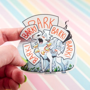 Okami Amaterasu Time to Bark 3.2 in Large Clear Vinyl Sticker - Etsy