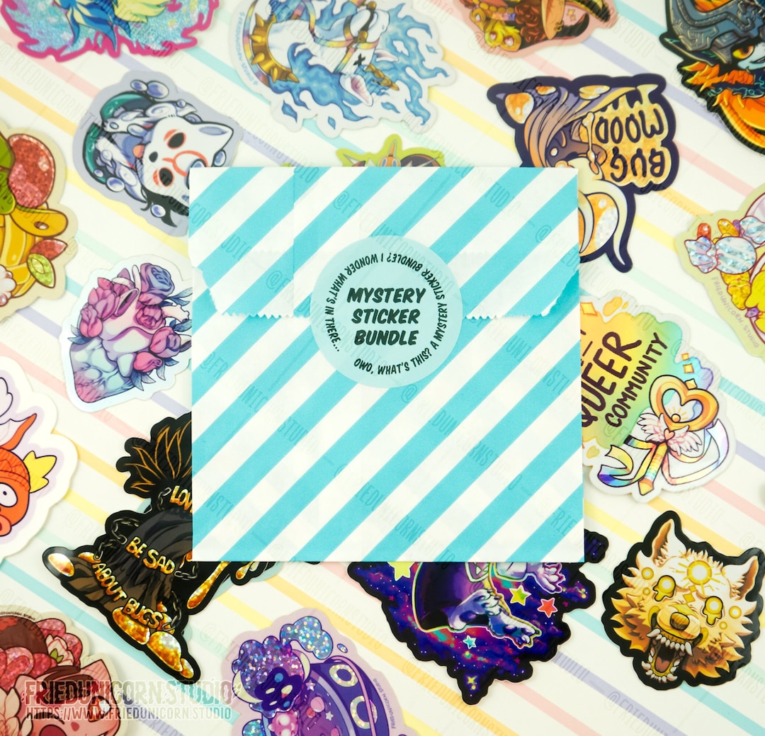Mystery Sticker Bundle Pack 5 or More Sticker Designs at a Discount ...