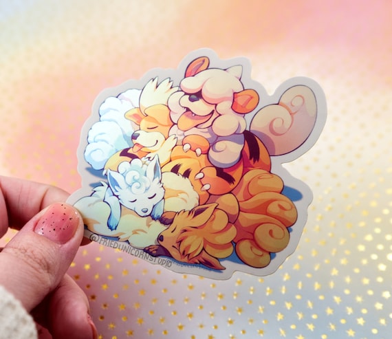 Vulpix Growlithe Regional Forms Cuddle Puddle 3in Matte - Etsy