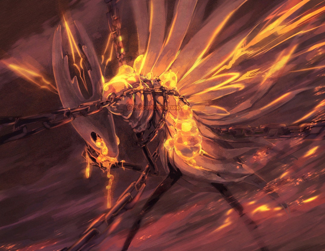 Hollow Knight Infected Vessel Art Matte Print - Etsy