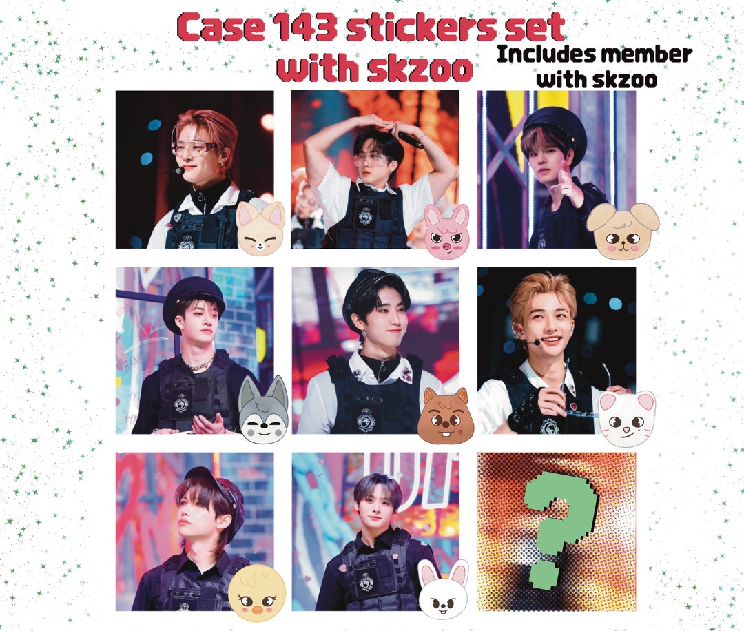 Case 143 Sticker Set 16 Stickers Pack - Etsy