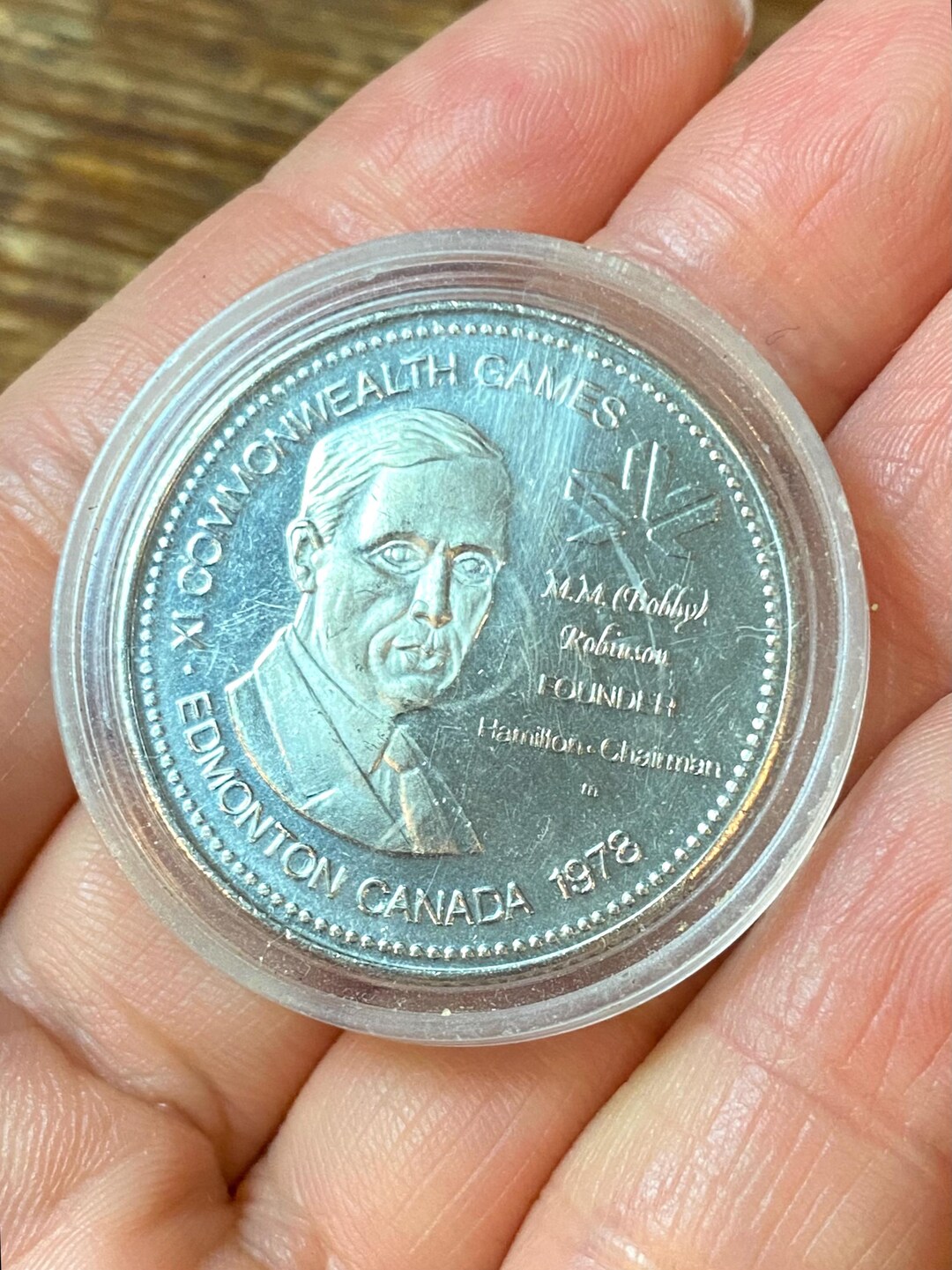 1978 Edmonton Commonwealth Games Commemorative Medal – Percy Williams ...