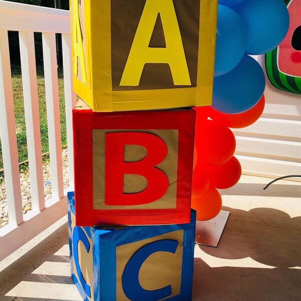 Abc Blocks - Etsy