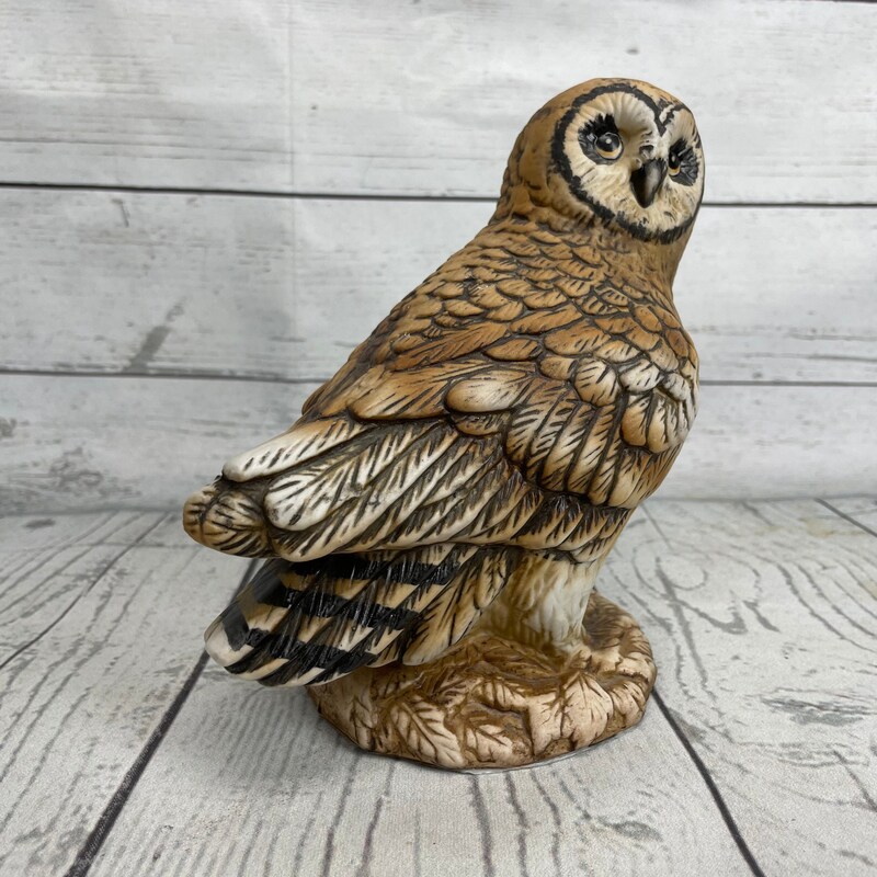 Vintage Owl Figurine - Etsy