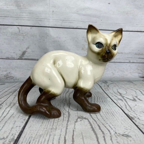 Siamese Cat Statue - Etsy