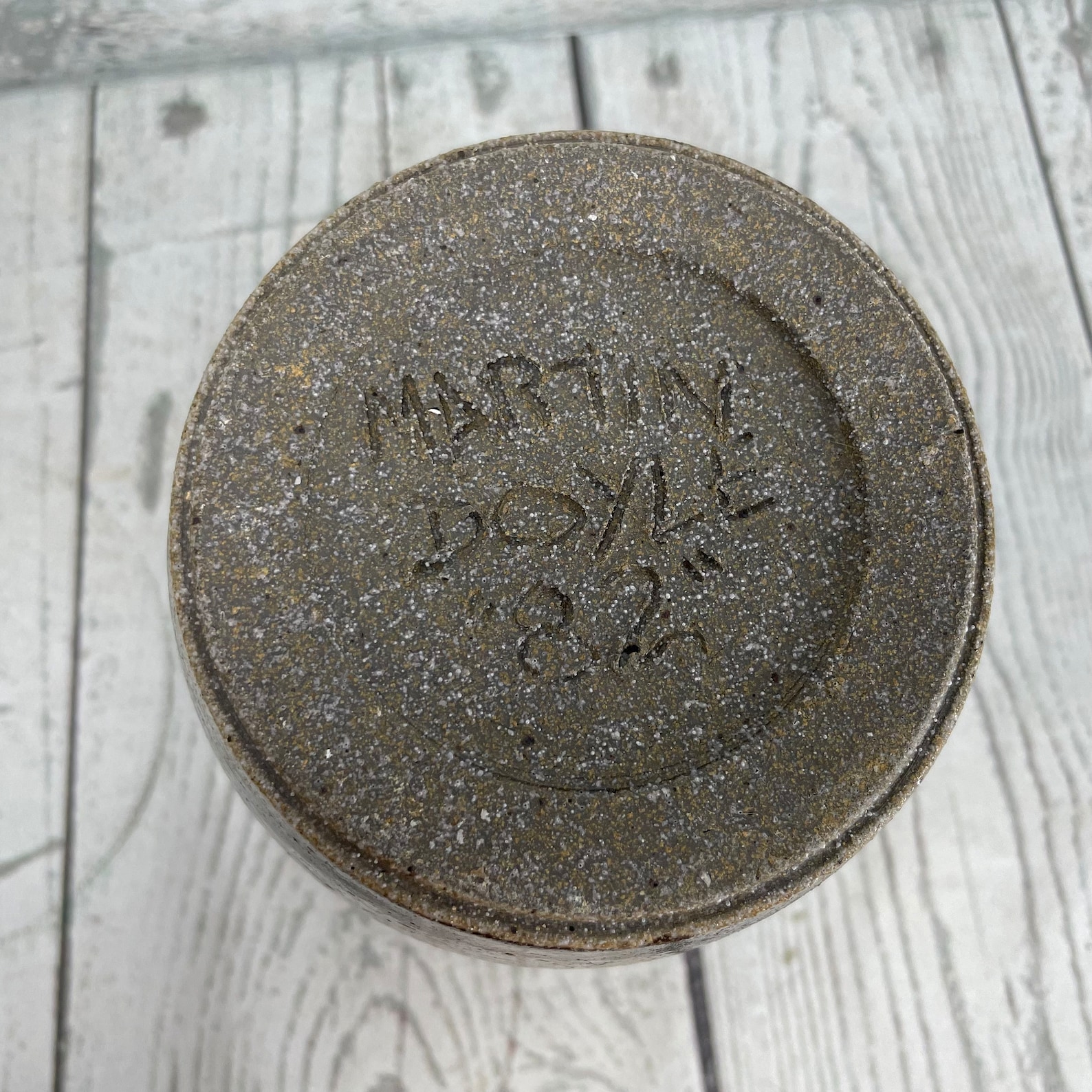 Vintage Martin Doyle Studio Art Pottery Vase 1982 Signed - Etsy