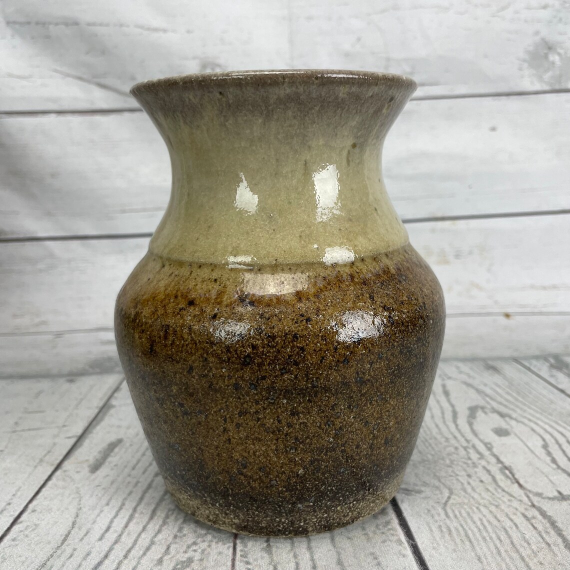 Vintage Martin Doyle Studio Art Pottery Vase 1982 Signed Stoneware Hand ...