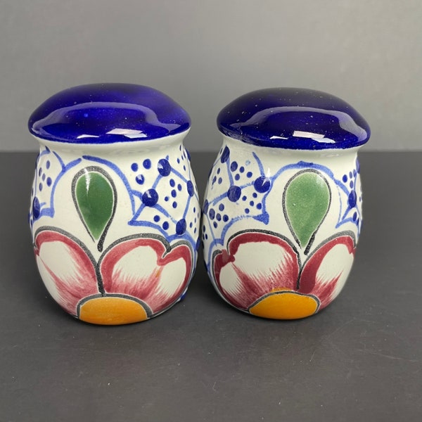 Ceramic Salt and Pepper Shakers Mexican - Etsy