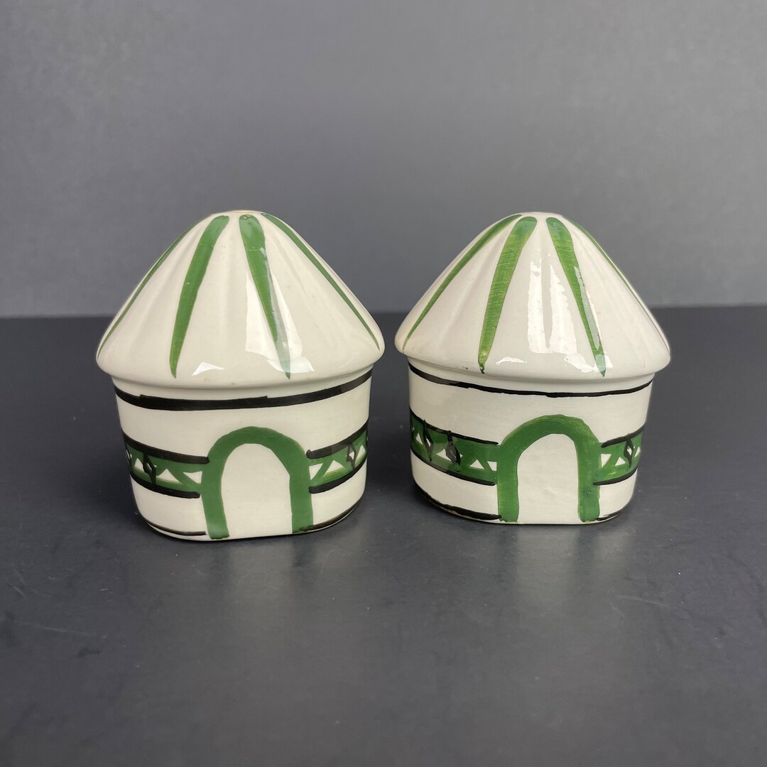 Vintage Circus Tent Ceramic Salt and Pepper Shakers Set Dinner Party - Etsy