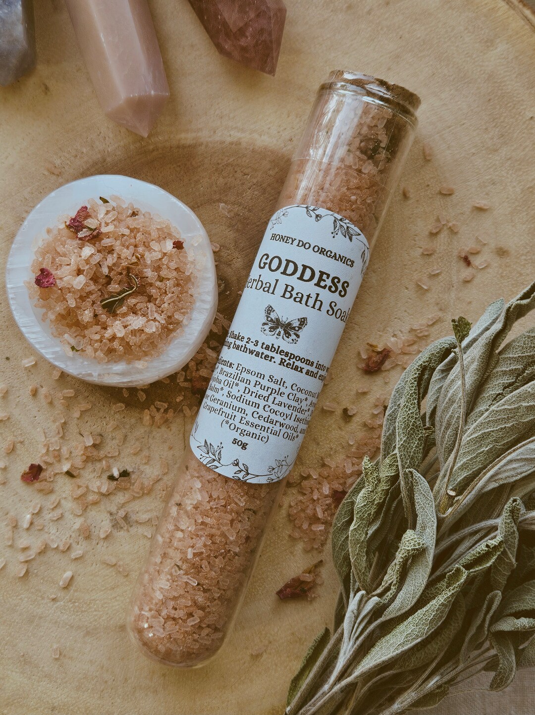 Goddess Bath Potion, Self Love Herbal Bath Soak, Bath Salts, Relaxing Gift, Wellness Gift, Self ...