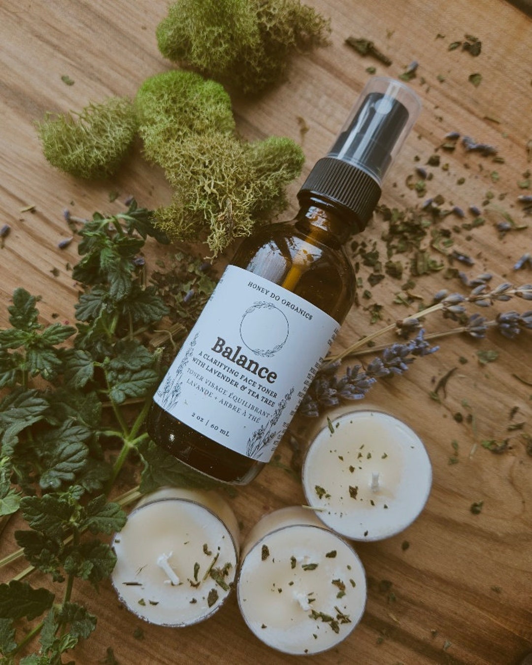 Balance Face Mist, Botanical Face Toner With Aloe, Lavender and Tea ...