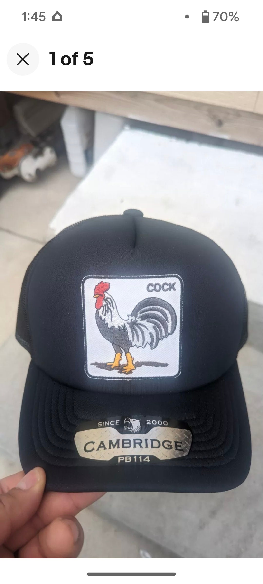 Rooster Gallo Trucker Snapback Hat - Etsy