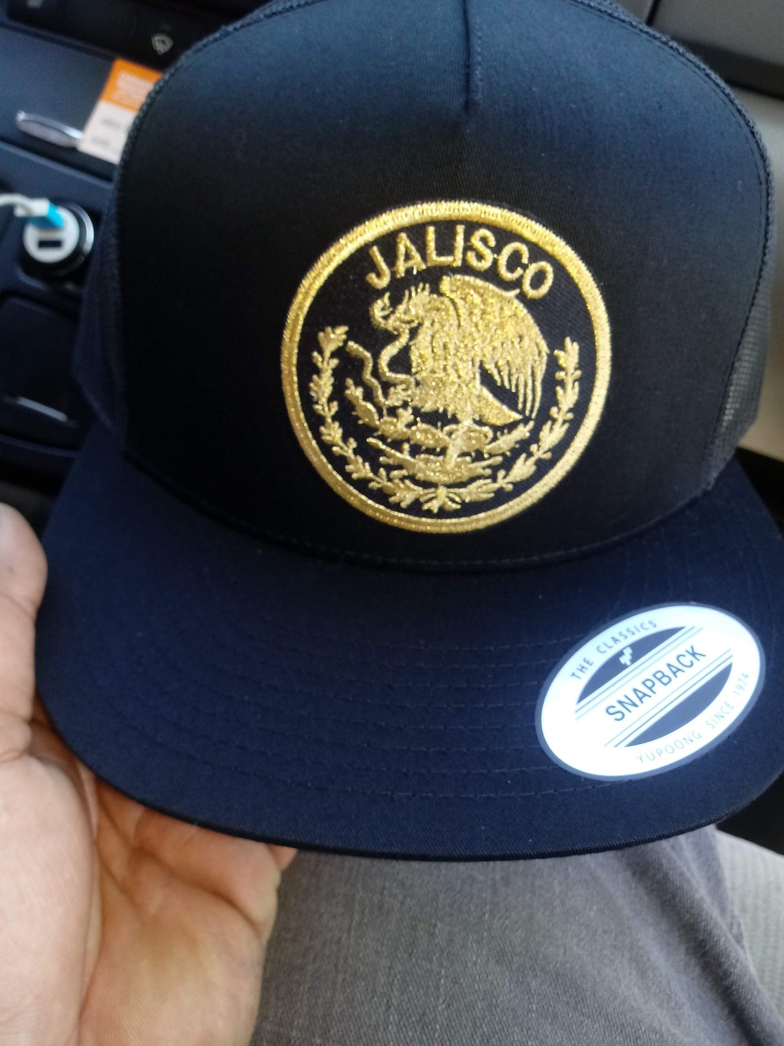 Jalisco Mexico Logo Federal Mesh Hat Snackback Adjustable Black - Etsy