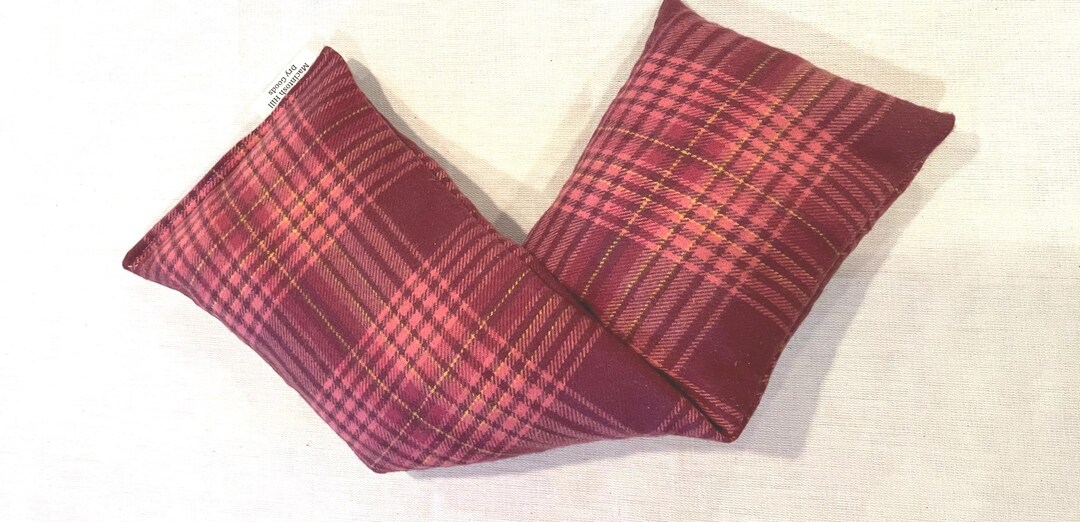 Rose Pink Plaid Flannel Cherry Pit Microwave Heating Pads - Etsy