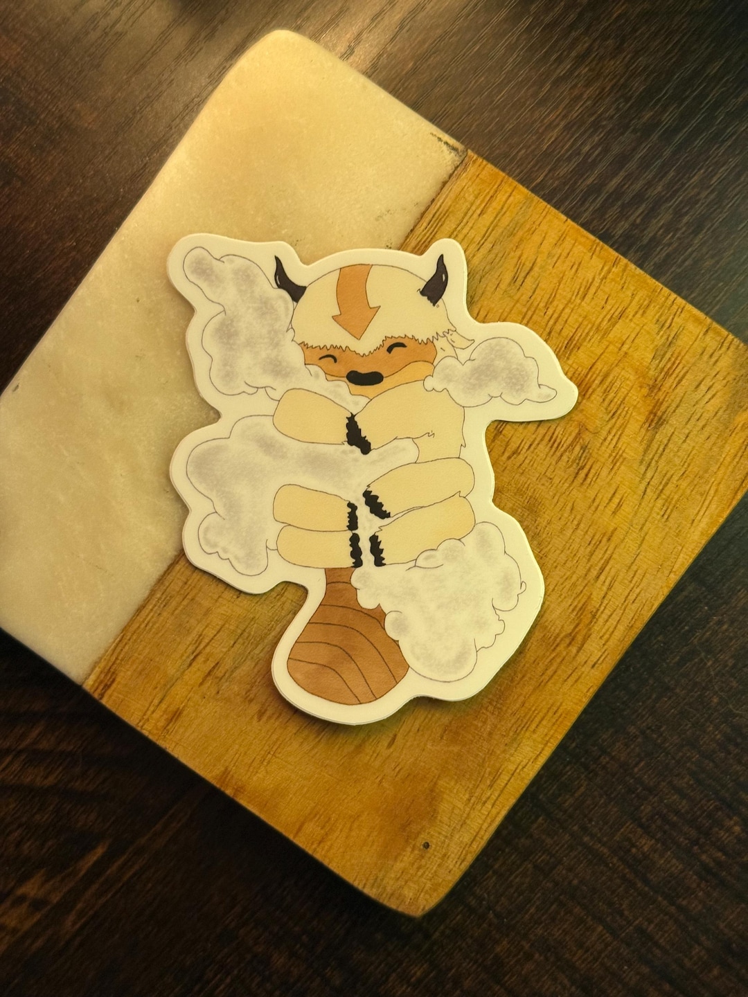 Appa Vinyl Sticker - Avatar Sky Bison, Watercolor Design - Etsy