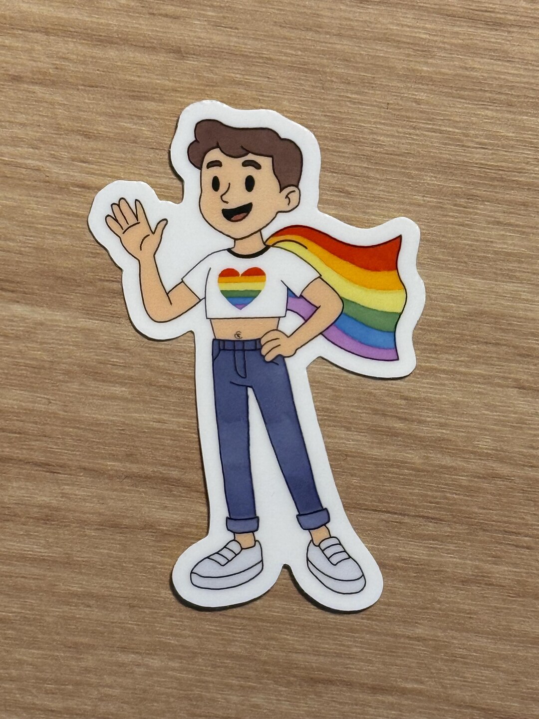 Nico in Full Color Sticker – A Prideful Icon - Etsy